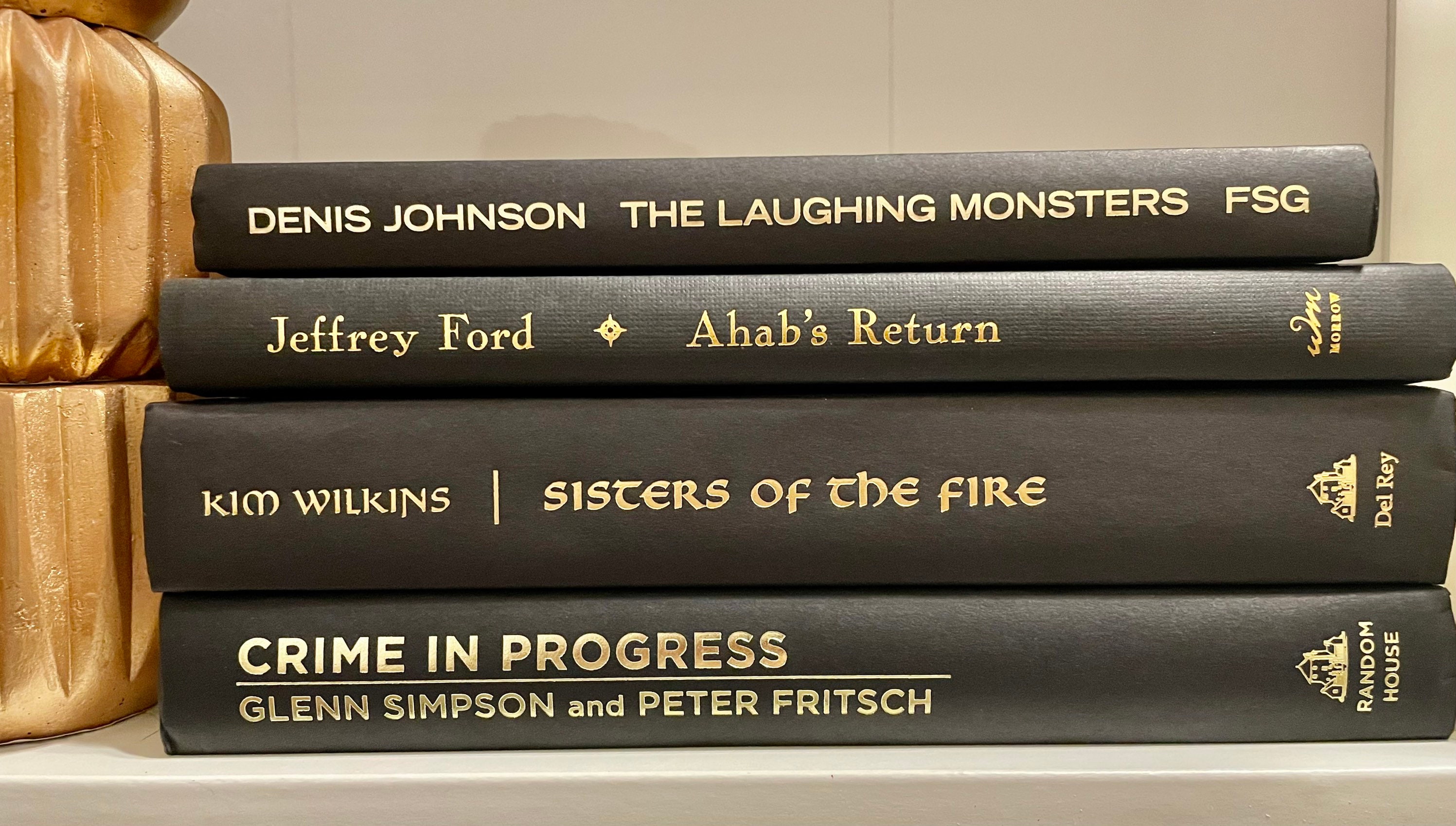 Black and Gold Decorative Book Collection Stack Set - Etsy