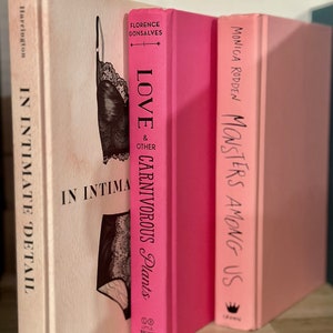 Shades of Pink Decorative Book Stack - Etsy