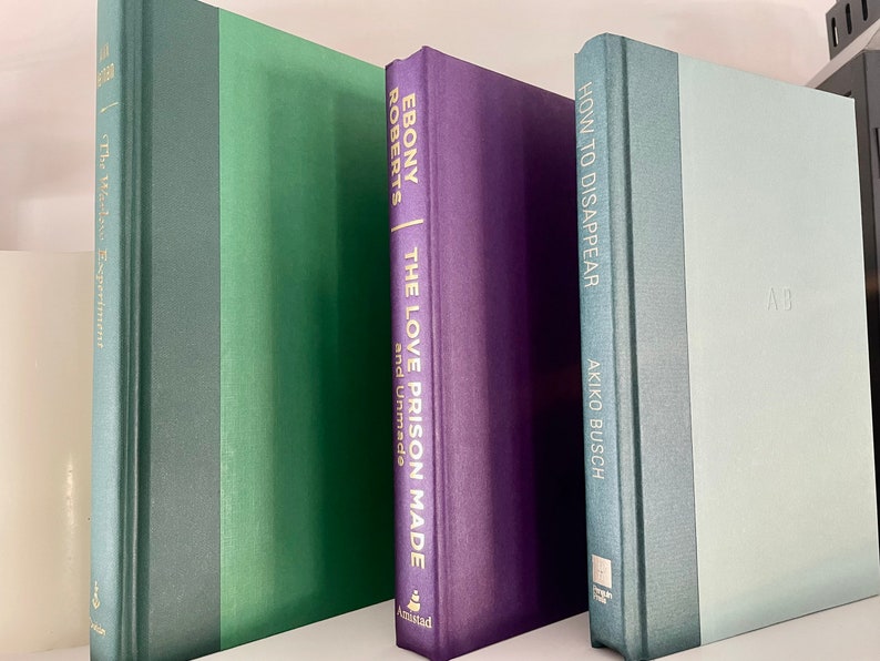 Purple and Green Decorative Book Stack - Etsy