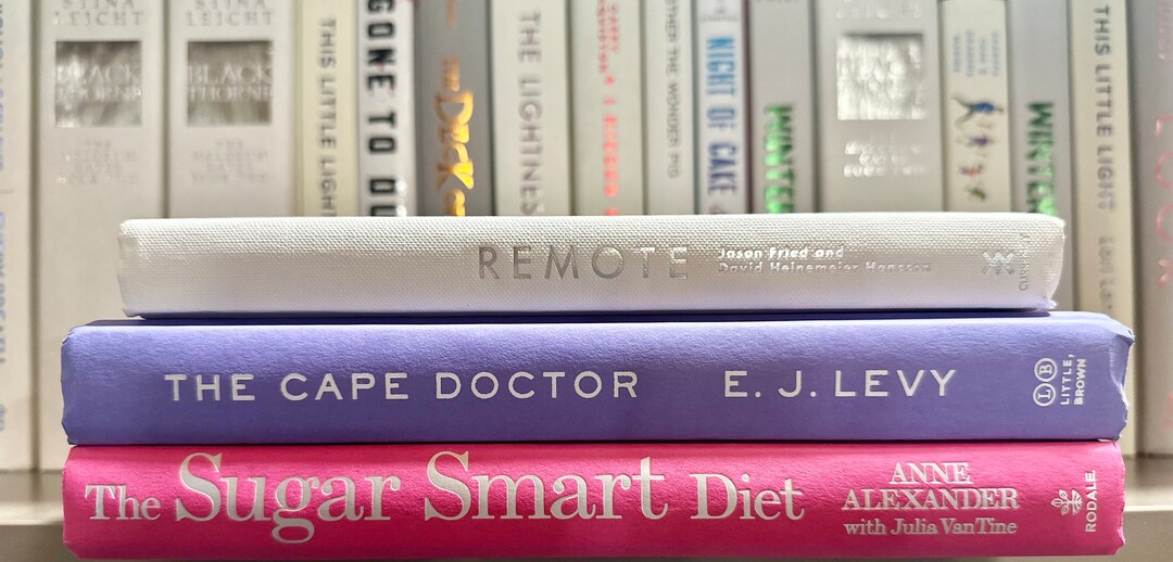 Purple and Pink Book Stack - Etsy