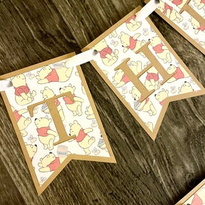 Small Winnie the Pooh Party Banner - Etsy