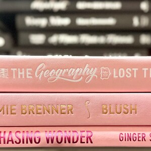 Light Pink Decorative Book Stack - Etsy