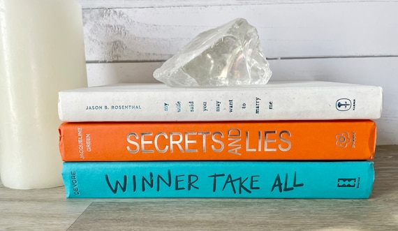 Blue And Orange Book Stack