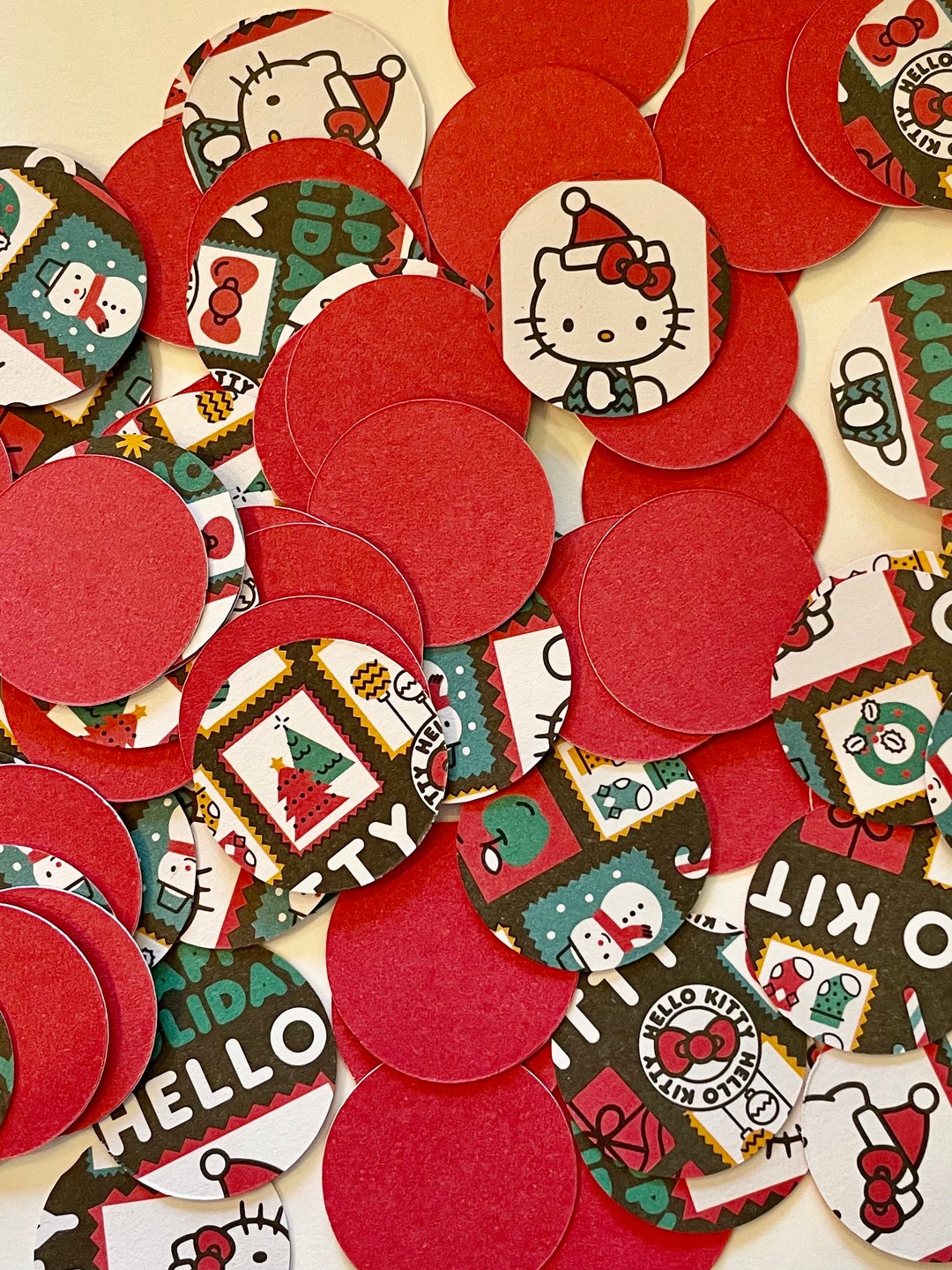 200 Hello Kitty Circle Confetti Scatter - Etsy