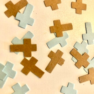 Hand Stamped 200 Cross Confetti Scatter Perfect for Baptism ...