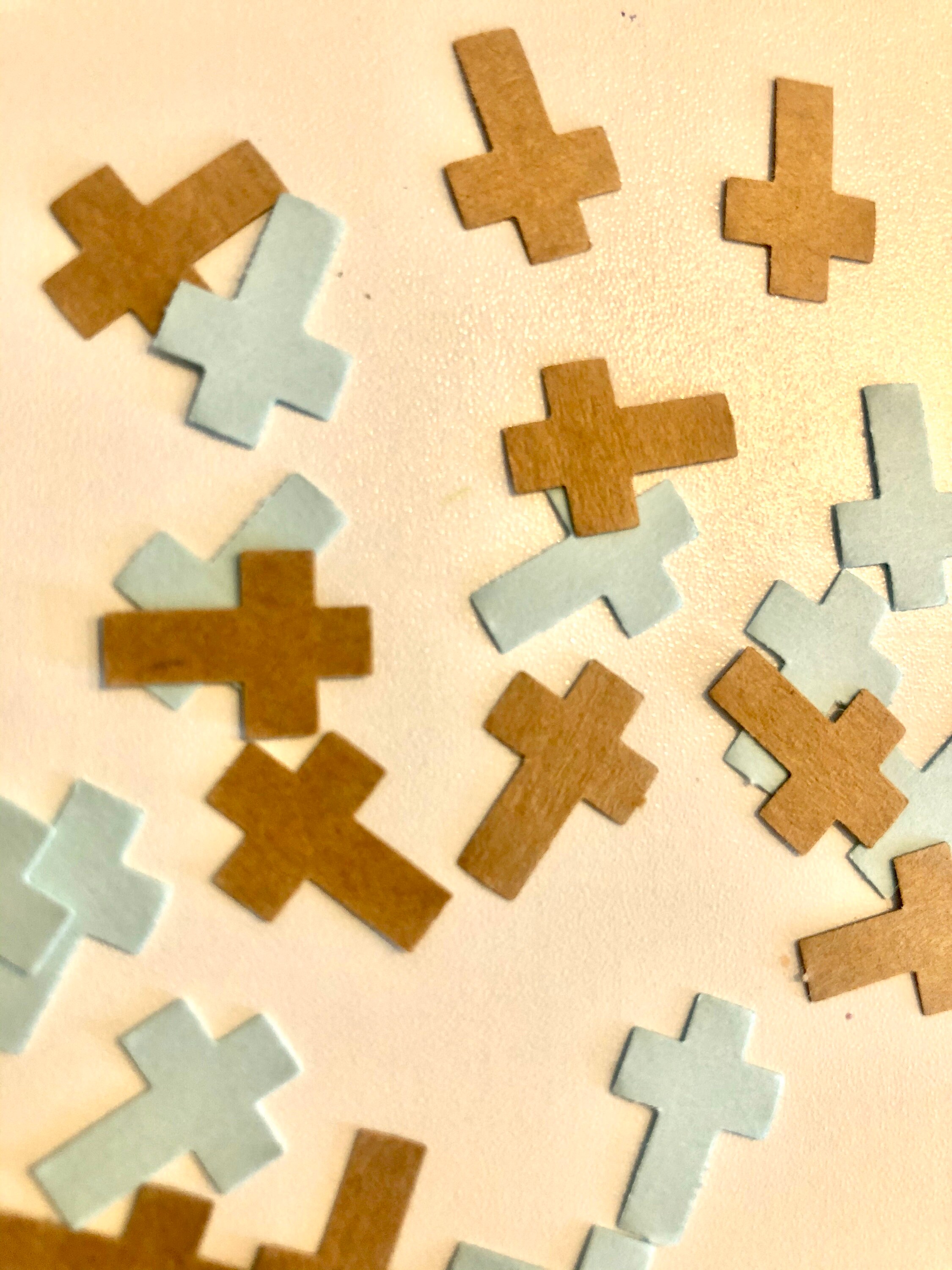 Hand Stamped 200 Cross Confetti Scatter Perfect for Baptism - Etsy