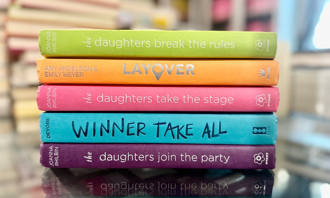 Bright Colorful Decorative Book Stack - Etsy