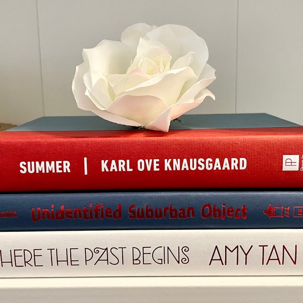 Blue Book Stack - Etsy