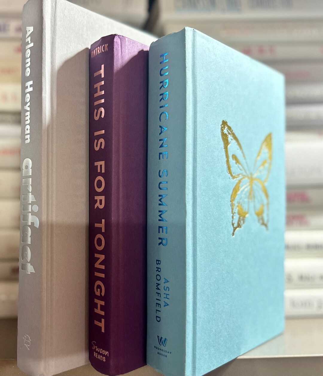 Butterfly Purple and Blue Book Stack - Etsy
