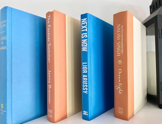 Blue And Orange Book Stack