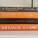 Black and Orange Decorative Book Stack - Etsy