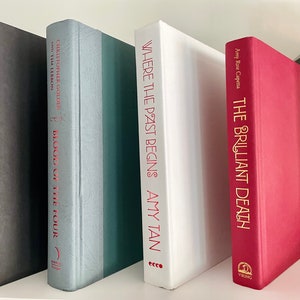 Red Black and Gray Decorative Book Stack - Etsy