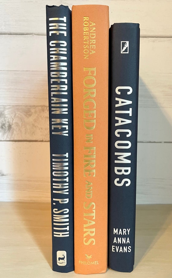 Blue And Orange Book Stack