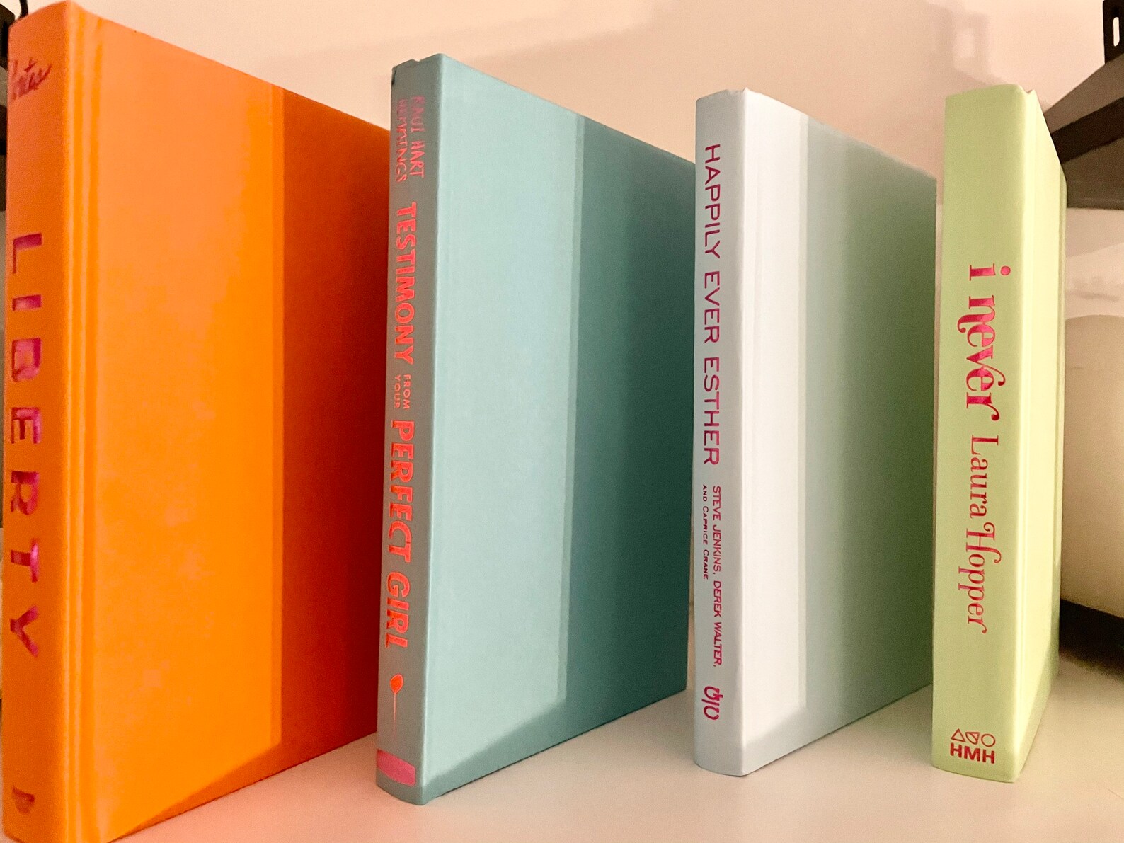 Pink Colorful Decorative Book Stack | Etsy