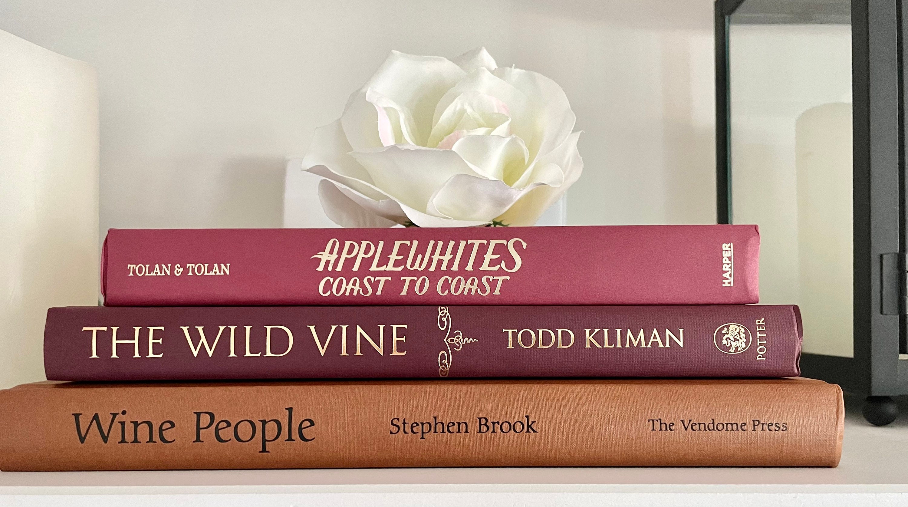 Brown Maroon and Burgundy Decorative Book Stack - Etsy