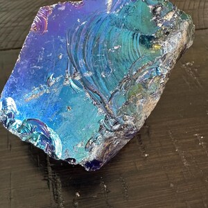 Rainbow Decorative Glass Rock - Etsy