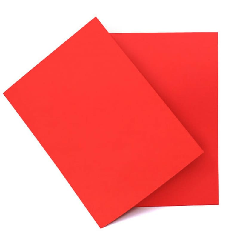 Pack of 50 RED Sheets A4 160gsm Coloured Craft Bumper Cards - Etsy