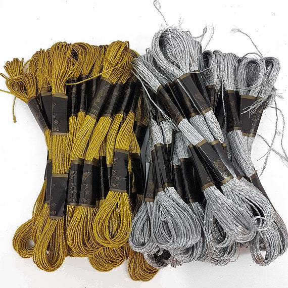 Metallic Glitter Thread 1mm Shiny Embroidery Decorative Sewing - Etsy UK