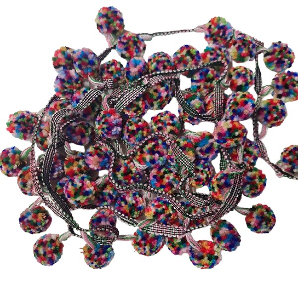 Pom Pom Cushion - Etsy