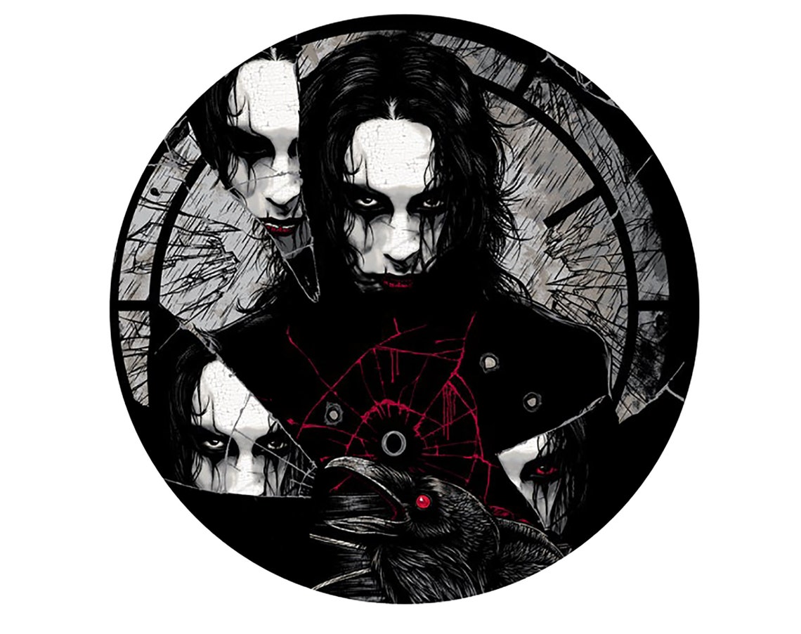 The Crow Brandon Lee Sticker 4inch Etsy