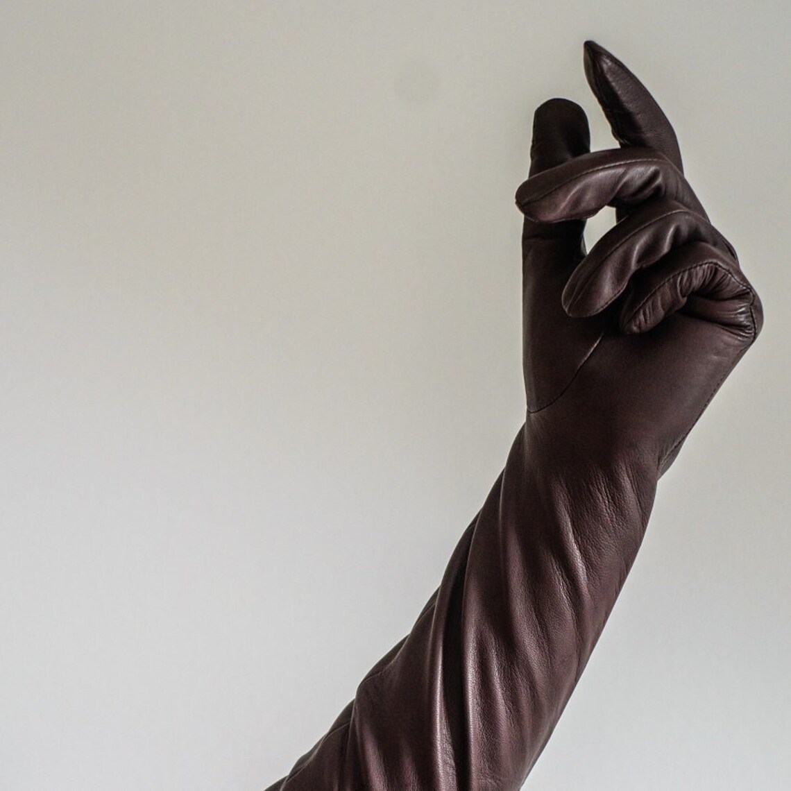 Women's Long UNLINED Gloves BLACK Hairsheep Leather - Etsy