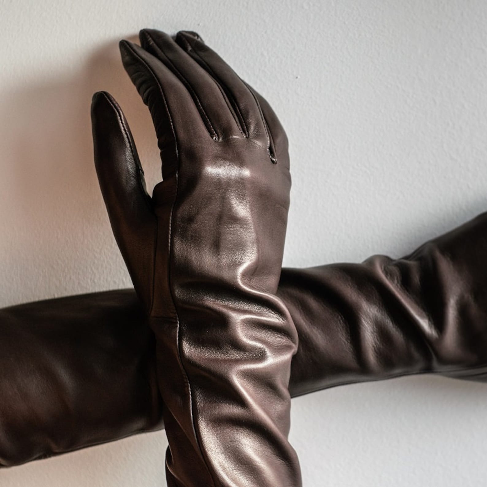 Women's Long UNLINED Gloves BLACK Hairsheep Leather - Etsy