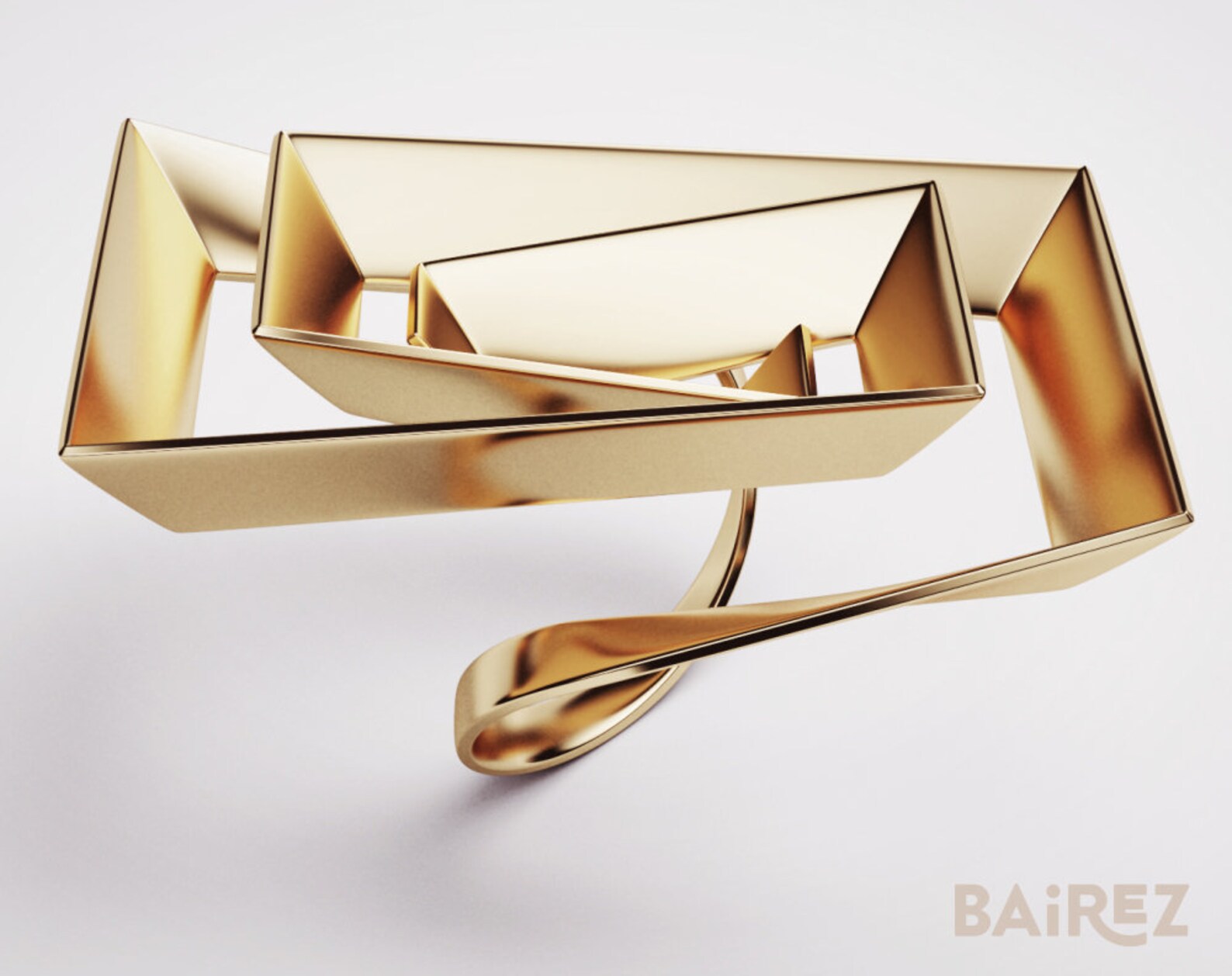 Twist Ring Illusion Illusion Ring Illusion Rings Square - Etsy