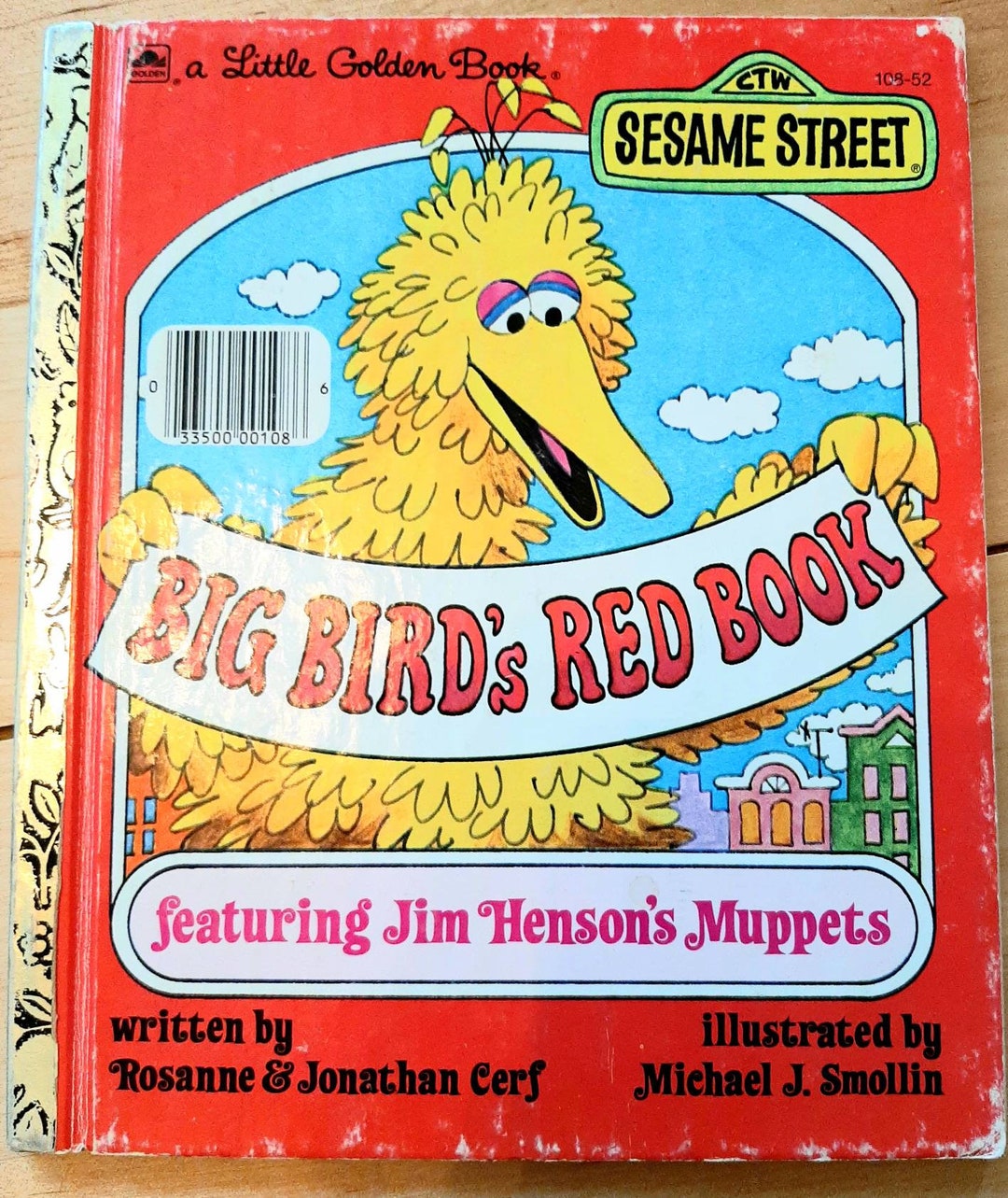 1977 Golden Book Big Birds Red Book - Etsy
