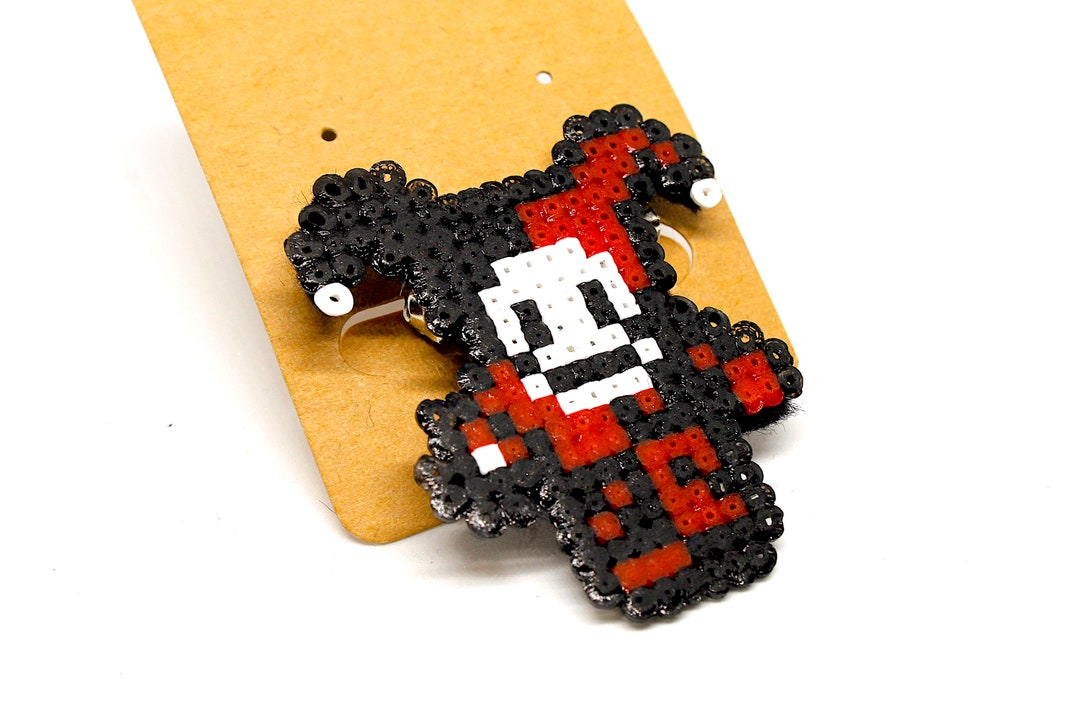 Bead Brooch Pixel Art Hama Mini Geek Pin's Brooch Harley Quinn - Etsy