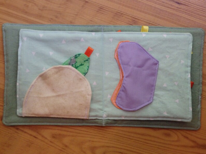 Fabric Book Quiet Book Sensory Book Interactive Toy Baby - Etsy