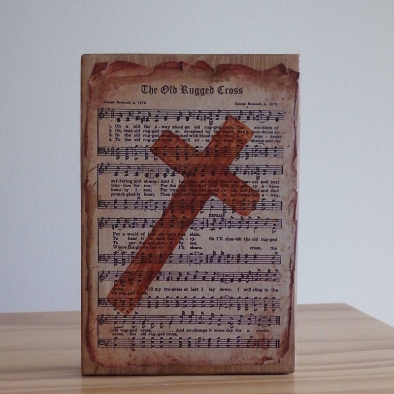 Old Rugged Cross - Etsy
