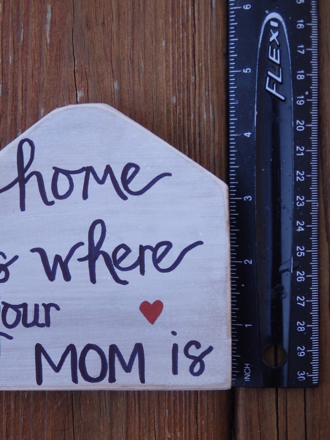 Home is Where Your Mom Is Wooden Sign Mother's Day Gift | Etsy