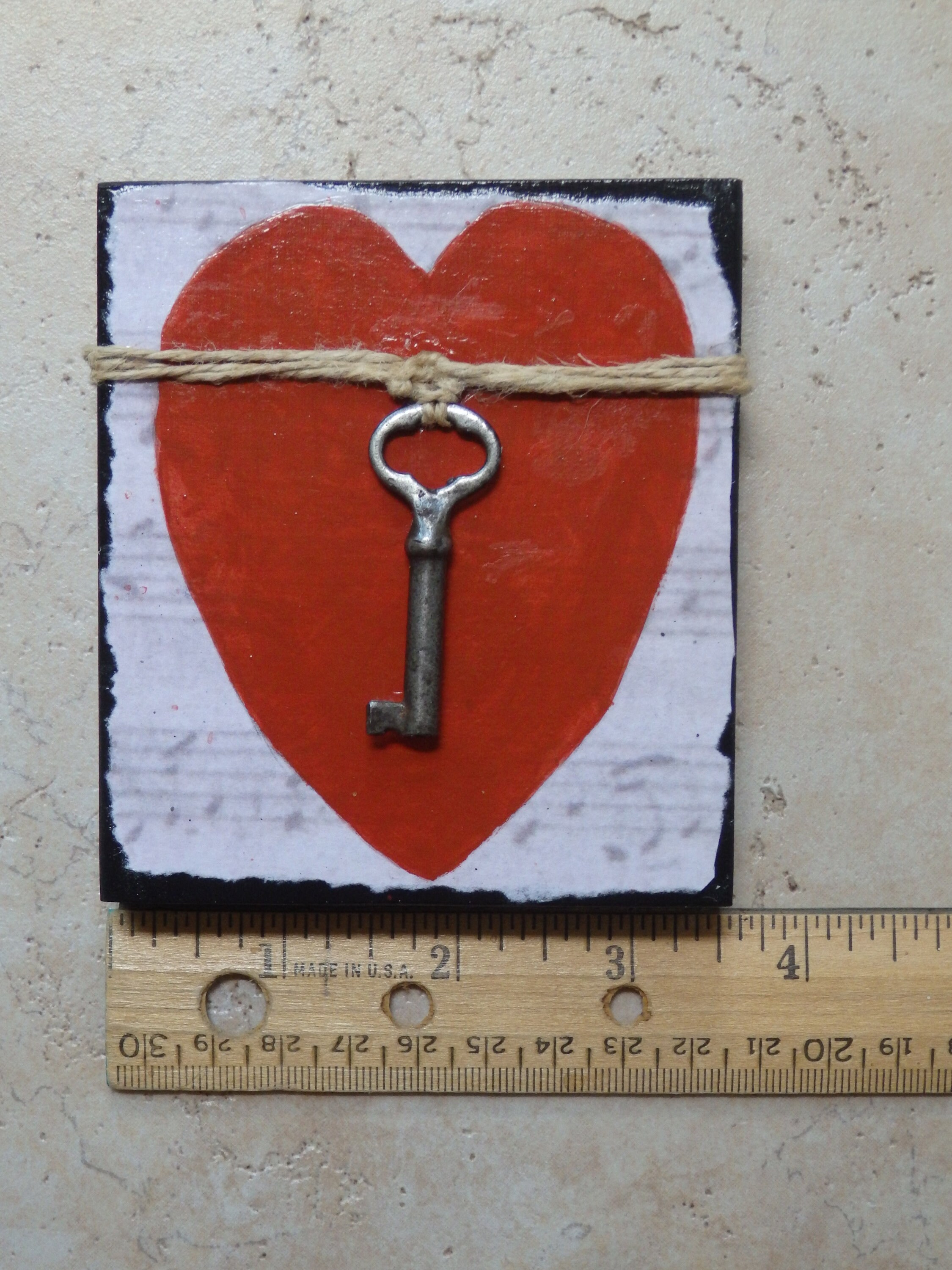 Key to My Heart Wooden Sign Antique Skeleton Key Art Home - Etsy