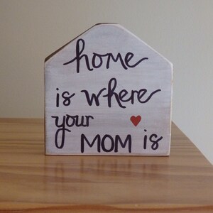 Home is Where Your Mom Is, Wooden Sign, Mother's Day Gift, Tiered Tray ...