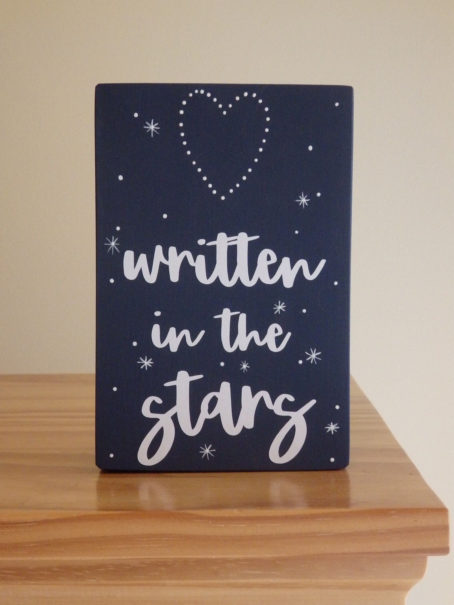 Written in the Stars Small Wooden Sign Wedding Décor - Etsy