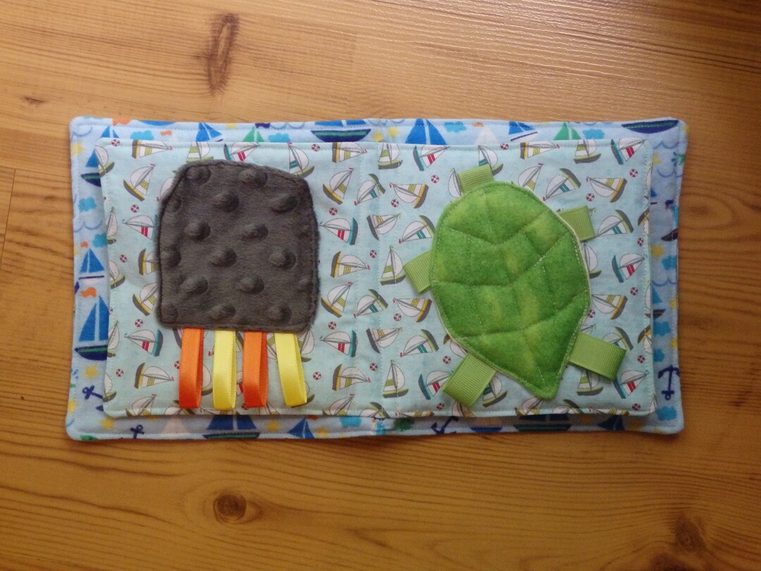 Fabric Book, Quiet Book, Sensory Book, Interactive Toy, Baby Shower ...