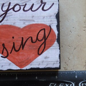 Let Your Heart Sing, Wooden Sign, Music Teacher Gift, Christmas Gift ...