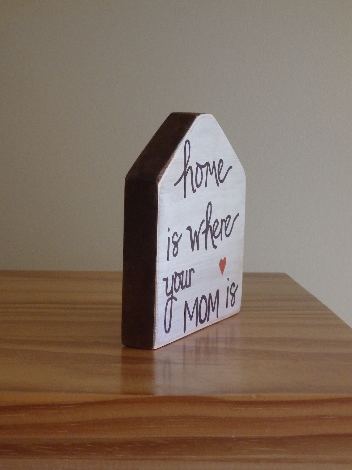 Home is Where Your Mom Is Wooden Sign Mother's Day Gift | Etsy