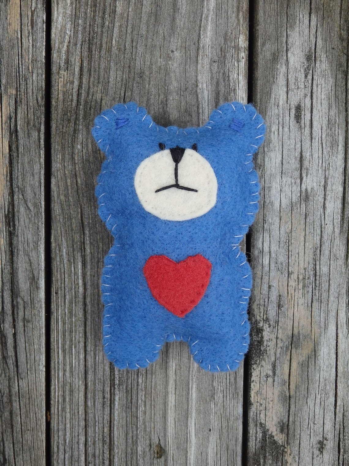 Bear Hug Gift Felt Bear Hug Pocket Hug Missing You Gift - Etsy