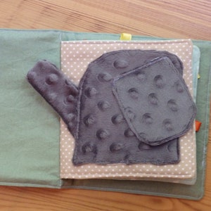 Fabric Book, Quiet Book, Sensory Book, Interactive Toy, Baby Shower ...