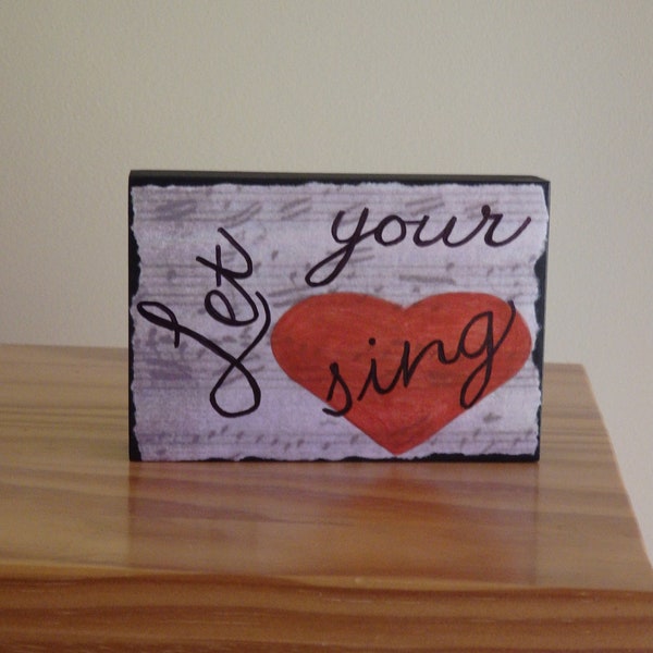 Let Your Heart Sing - Etsy