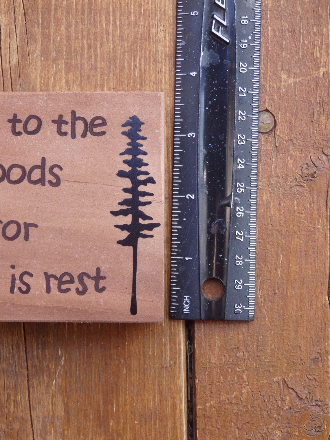 Come to the Woods for Here is Rest Hand Painted Sign John | Etsy