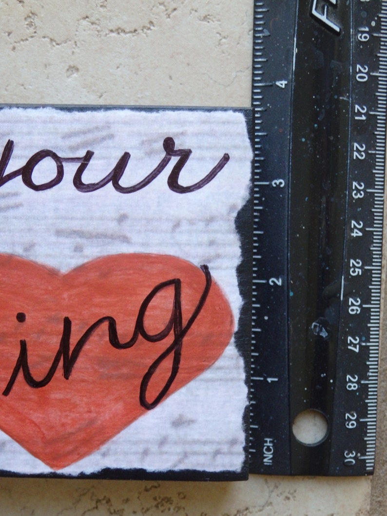 Let Your Heart Sing Wooden Sign Music Teacher Gift - Etsy