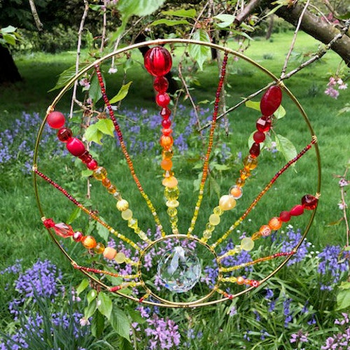 DIY Sunburst Suncatcher Craft Kit. Perfect Gift for Mum Dad - Etsy