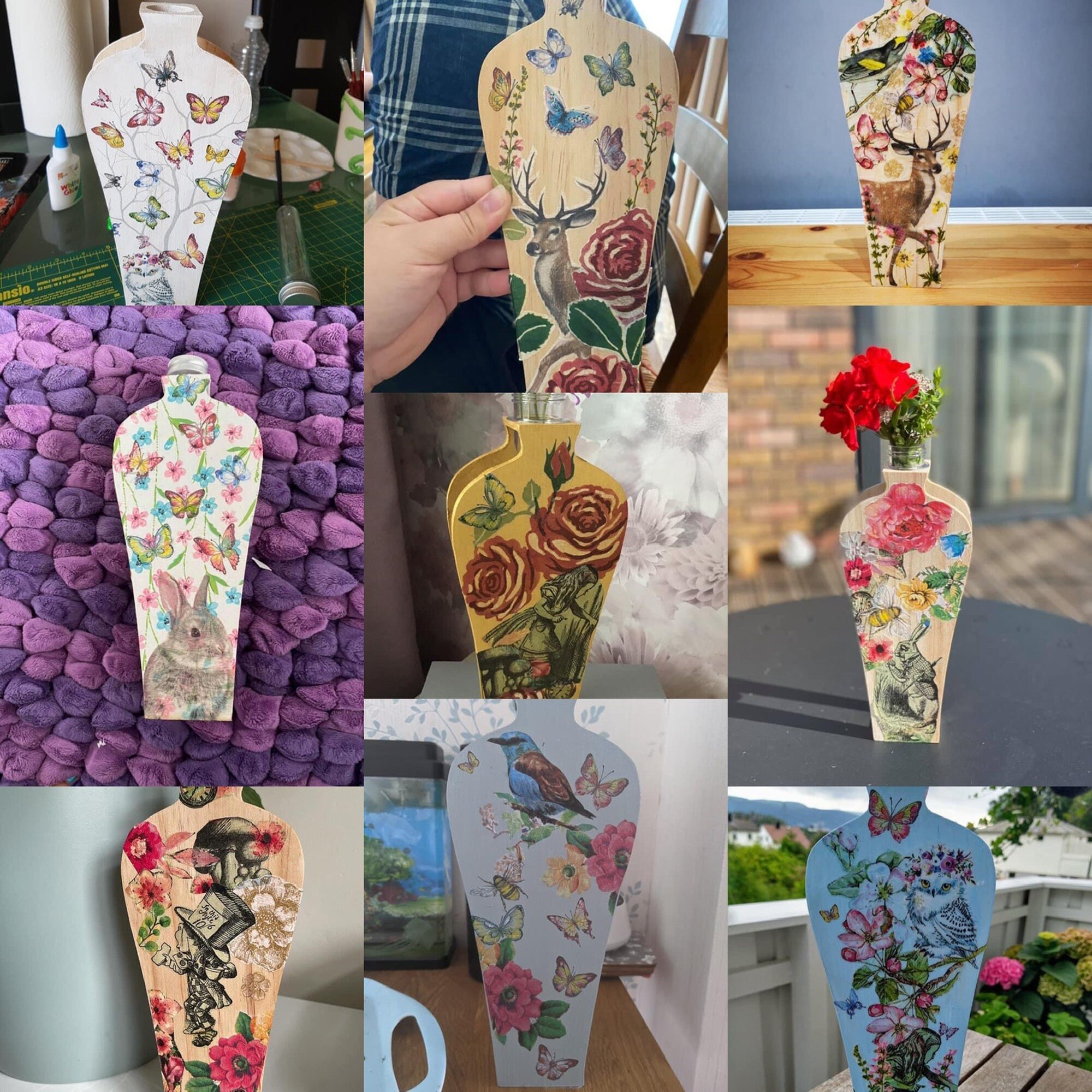 Decoupage Craft Kit for Adults Teens or Children. Perfect to - Etsy