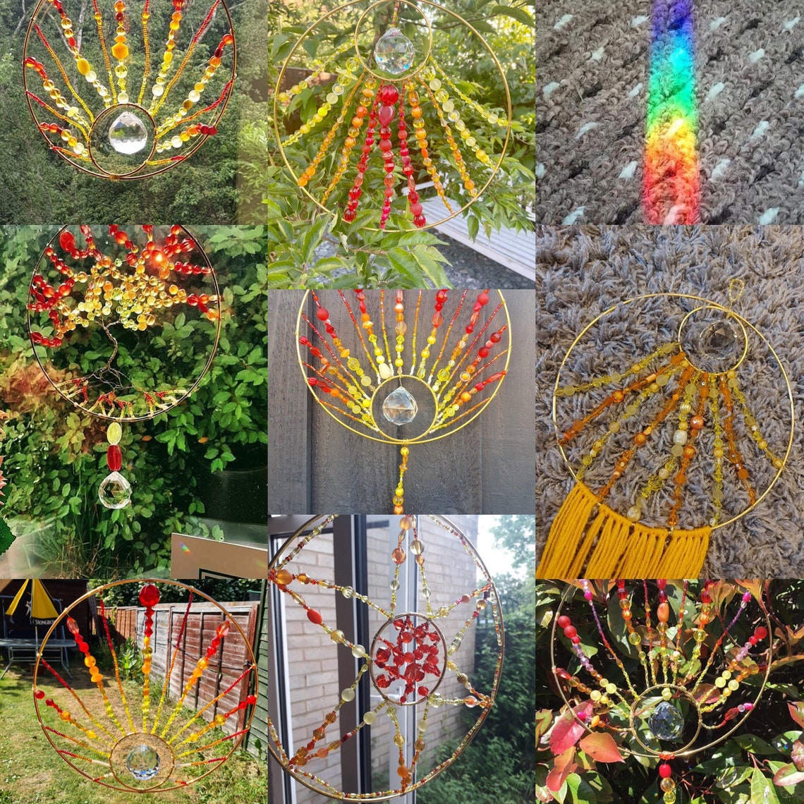 DIY Sunburst Suncatcher Craft Kit. Perfect Gift for Mum Dad - Etsy