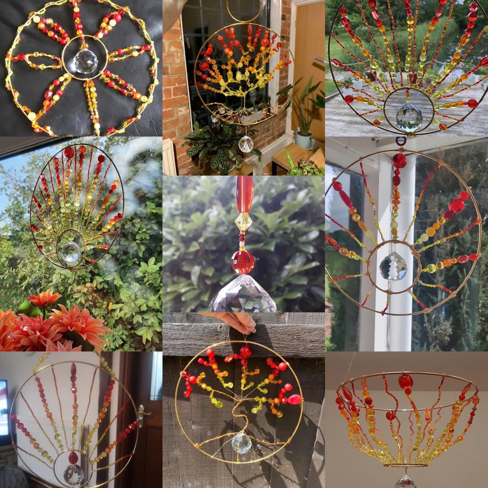 DIY Sunburst Suncatcher Craft Kit. Perfect Gift for Mum Dad - Etsy