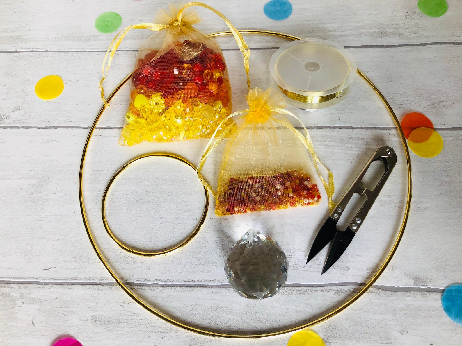 DIY Sunburst Suncatcher Craft Kit. Perfect Gift for Mum Dad - Etsy