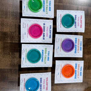 Play Doh Valentine Tag - Classroom Valentines - Non Candy Valentine's ...