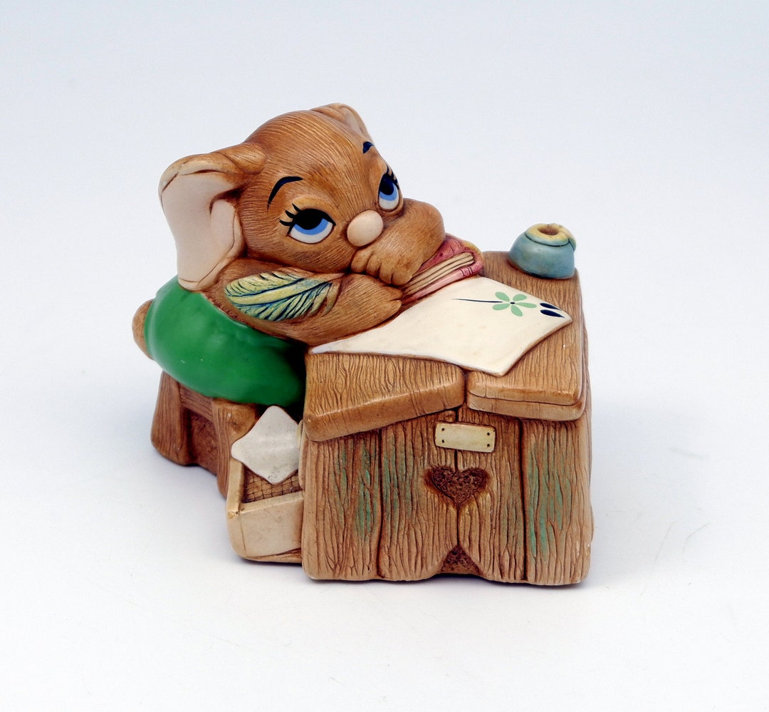 Pendelfin Rabbit Figurine "boswell" Vintage Hand Painted Stonecraft ...